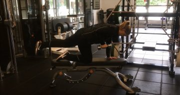 Bird dog DB Row, Resistance Exercises