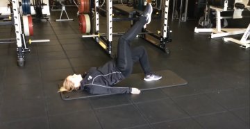 Single leg Glute Bridge, Resistance Exercises